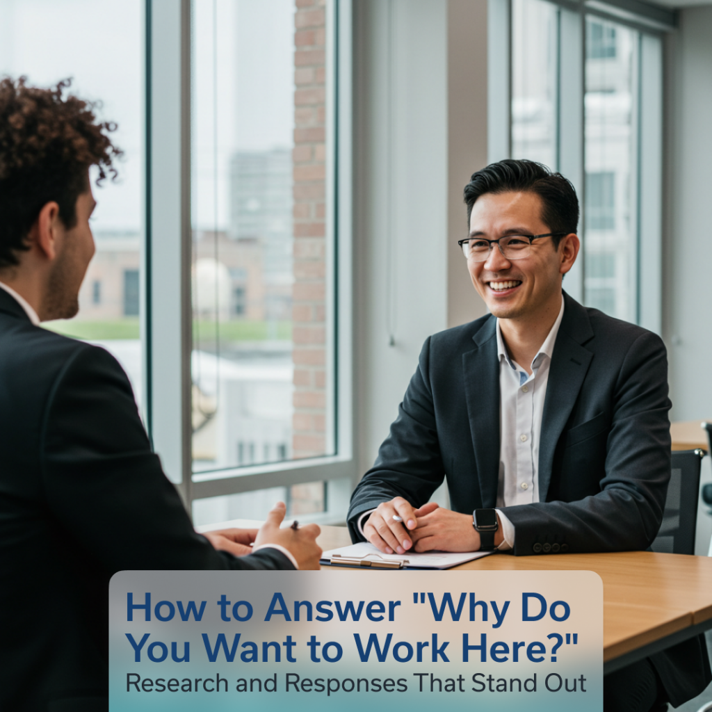How to Answer "Why Do You Want to Work Here?": Research and Responses That Stand Out - Abel ...