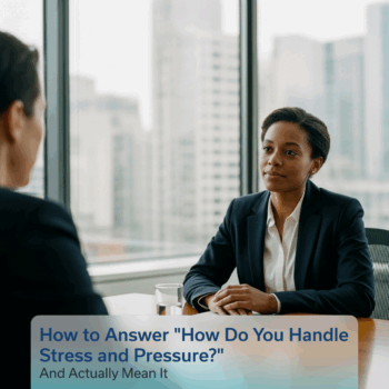 How to Answer "How Do You Handle Stress and Pressure?" - Abel Personnel